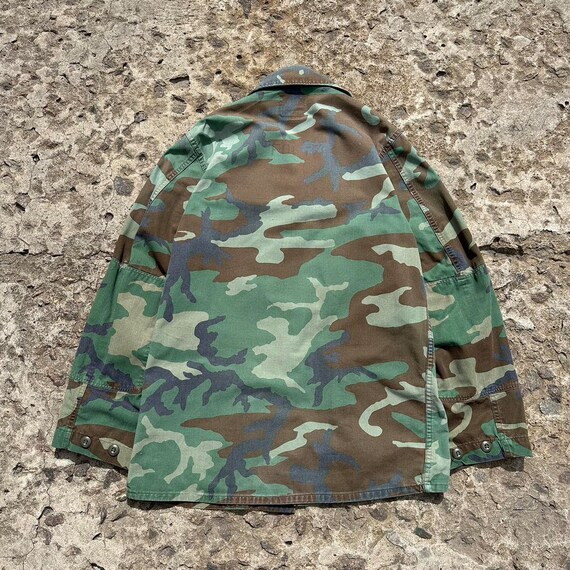 Military Vintage 80s US Marine Corps Woodland Camo Ja… - Gem