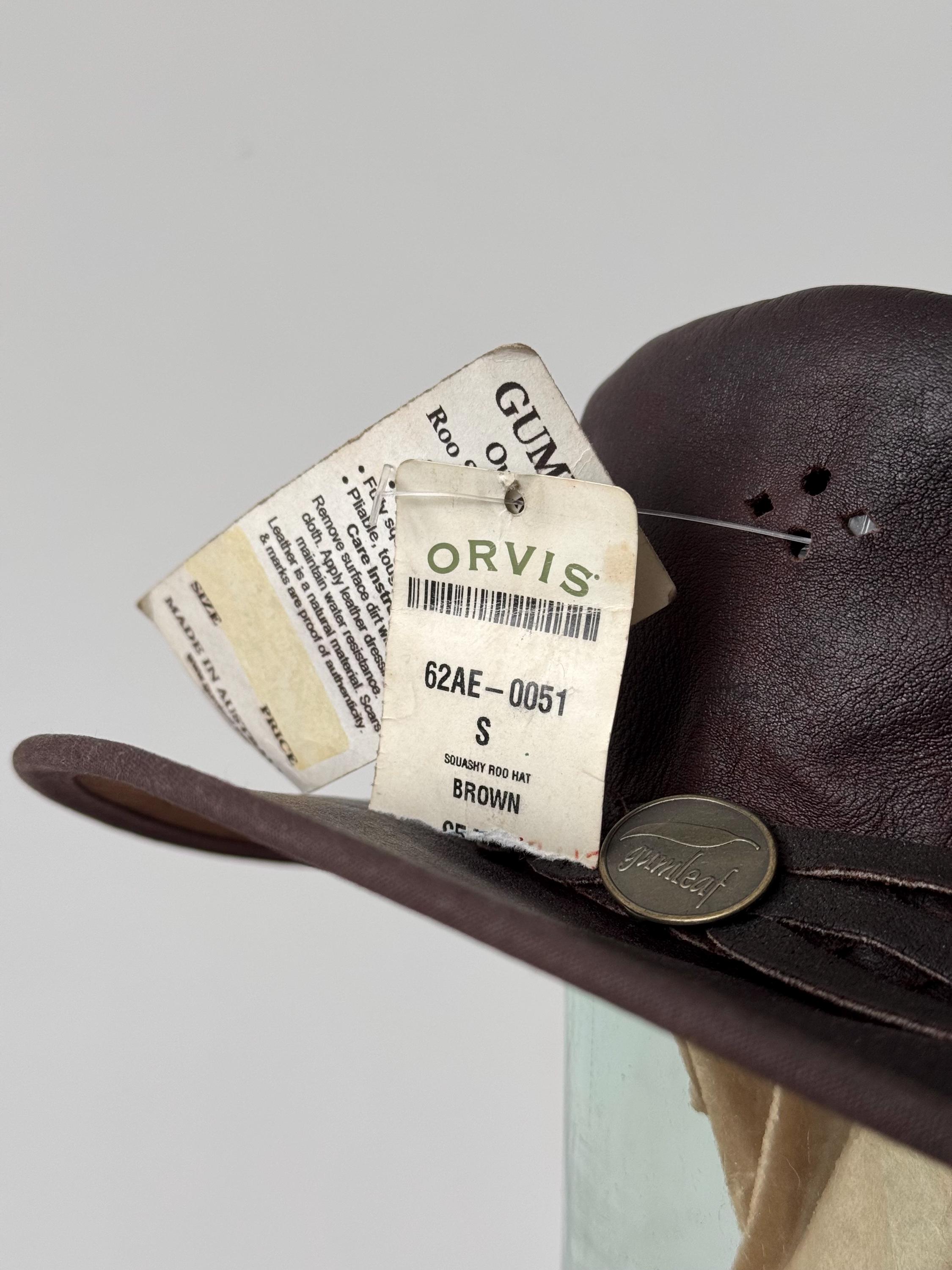 Gumleaf Australian Leather Outback Hat – Vintage Cowboy Bush Hat ...