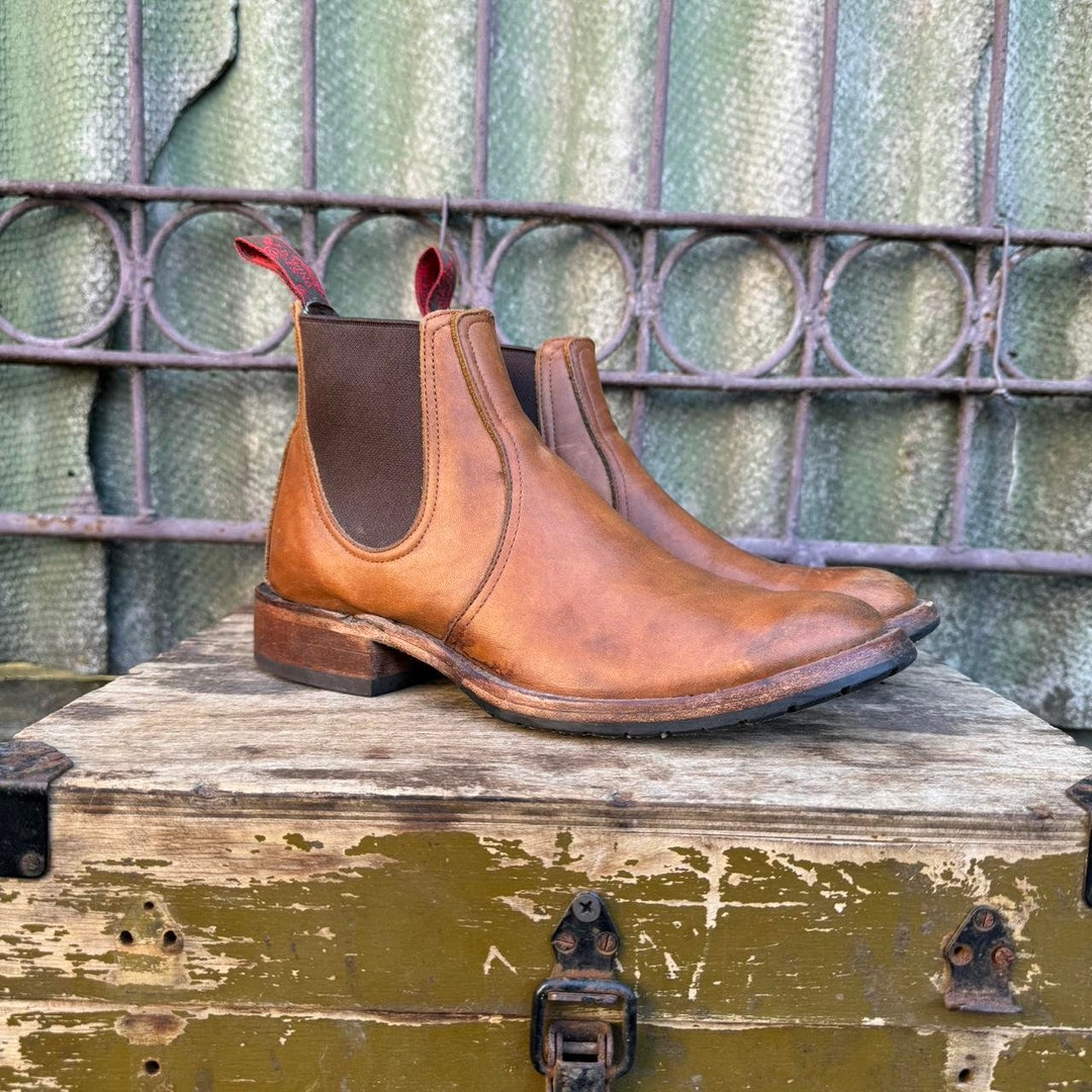 Vintage Red Wing 9053 Rancher Chelsea USA Brown Leather Boots Size US ...