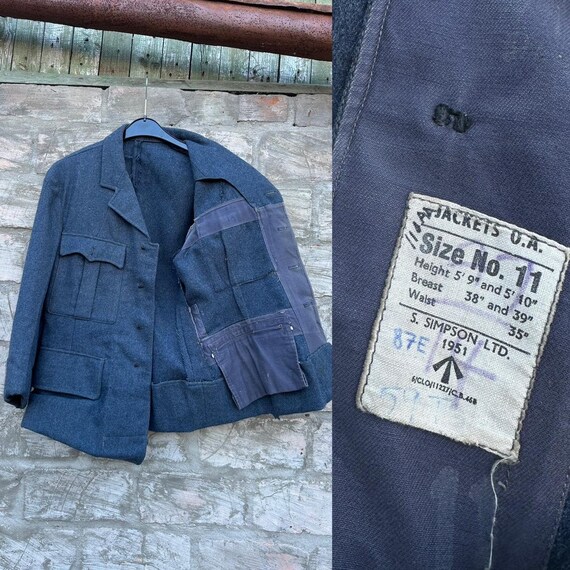 Military Vintage 50s RAF British Army Ordinary Airman… - Gem