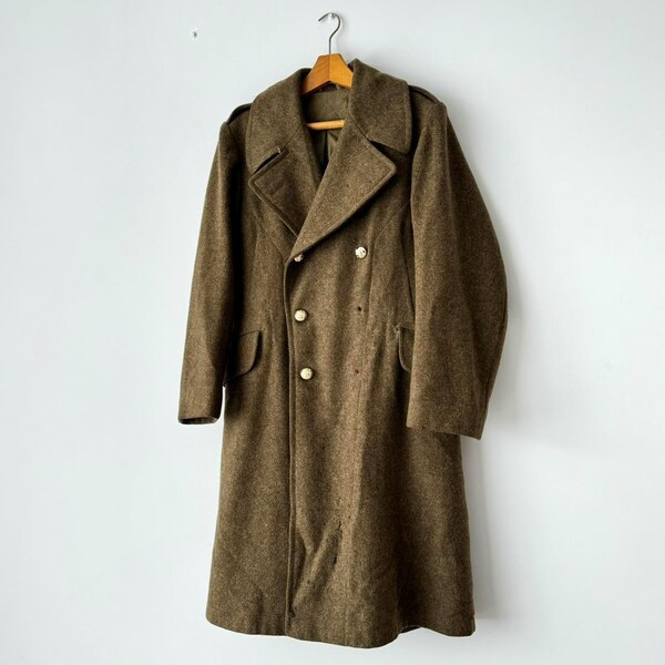Vintage Ww2 Overcoat - Etsy