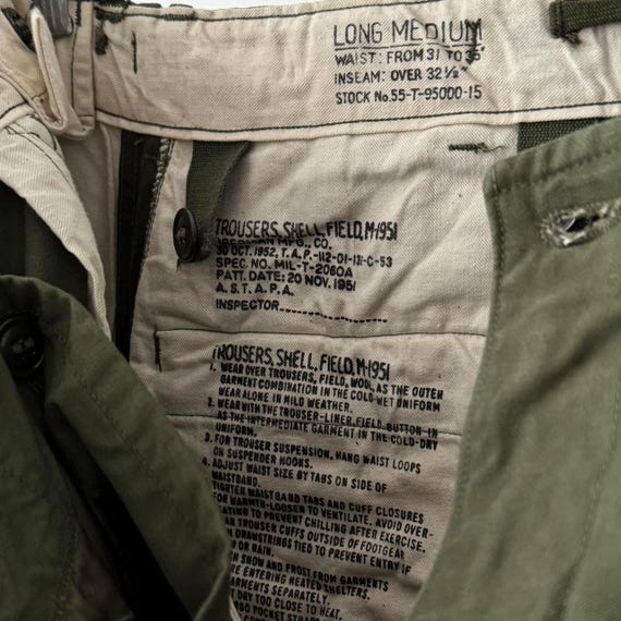 50s Military Vintage 1952 Dated Korean War US Army M5… - Gem