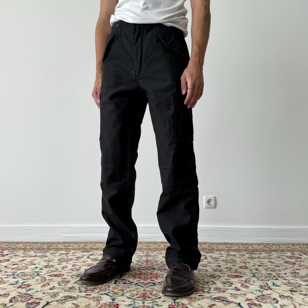 Filson USA Fatigue Field Cargo Pants Men's Black Utility Pants, Size ...