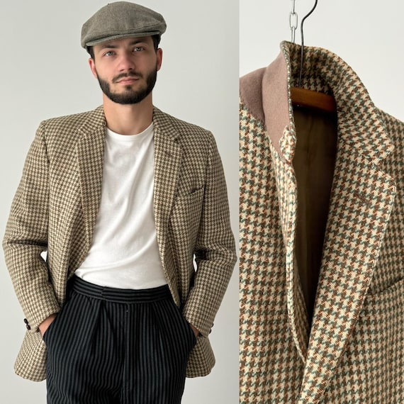 Original 1940s Men's Harris Tweed Two Buttons Handwov… - Gem