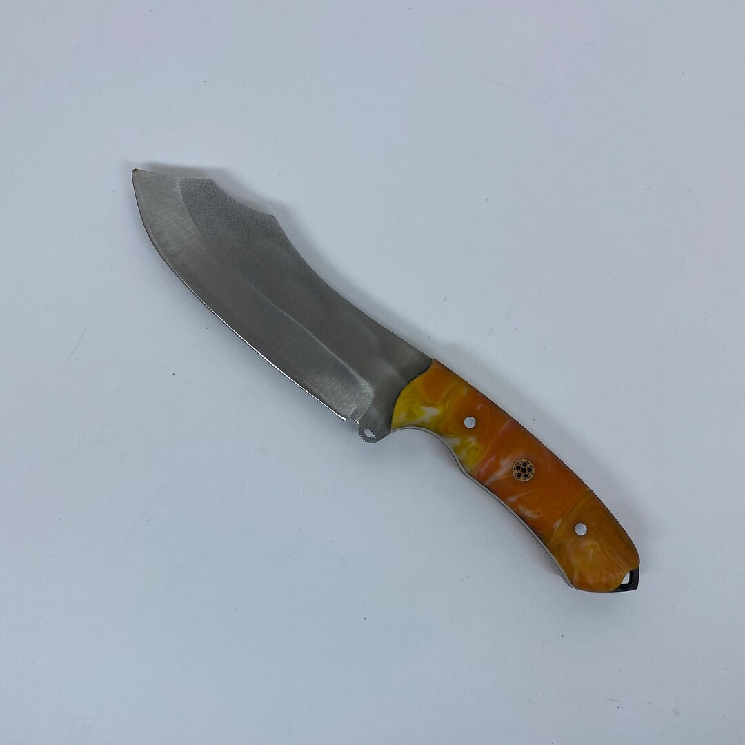 Camping Knife Epoxy Handle Gift for Men - Etsy
