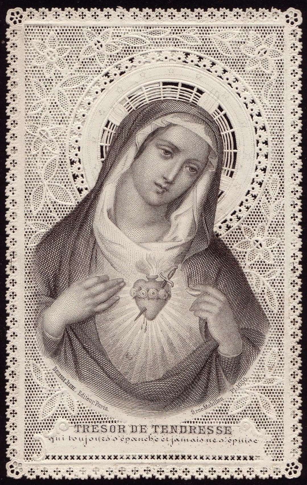 Mary Mother of God V30 Poster Print Art Home Wall Decor Catholic ...