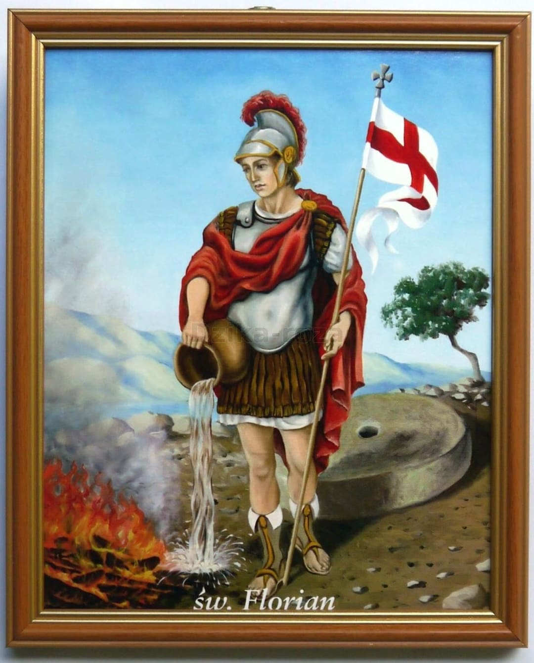 Saint Florian V1 Poster Print Art Home Wall Decor Catholic Painting - Etsy