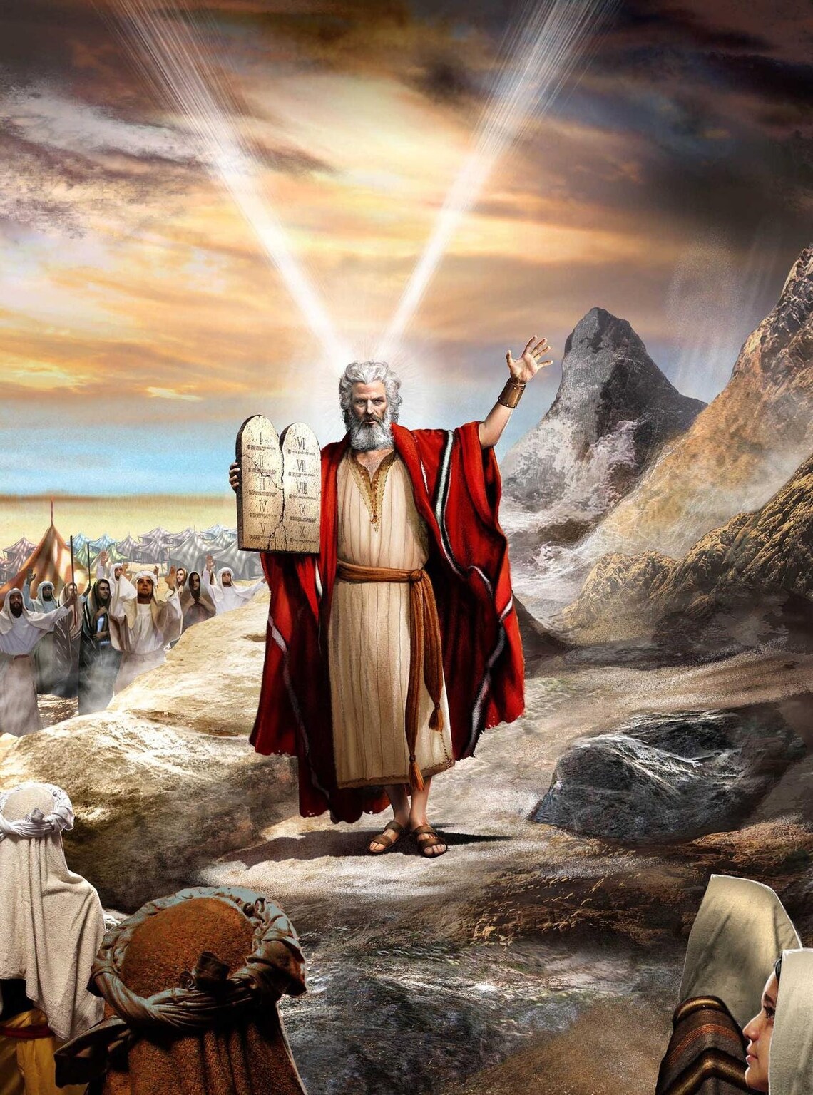 Moses V18 Poster Print Art Home Wall Decor Catholic Painting - Etsy