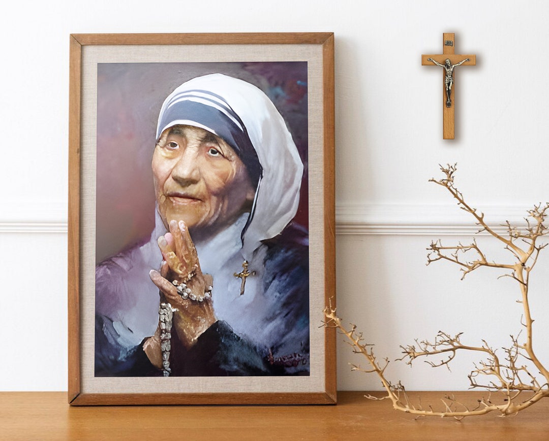 Saint Teresa of Calcutta, Mother Teresa, Mary Teresa Bojaxhiu V5 Poster ...