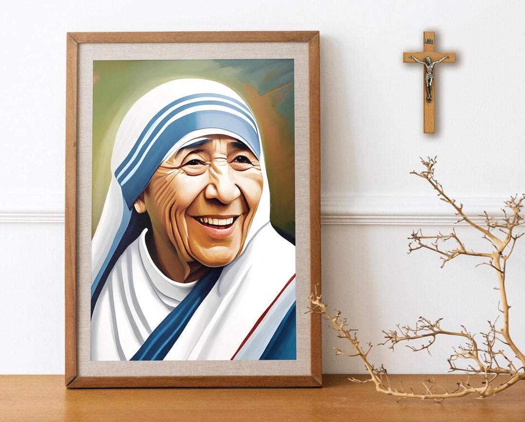 Saint Teresa of Calcutta, Mother Teresa, Mary Teresa Bojaxhiu V9 Poster ...