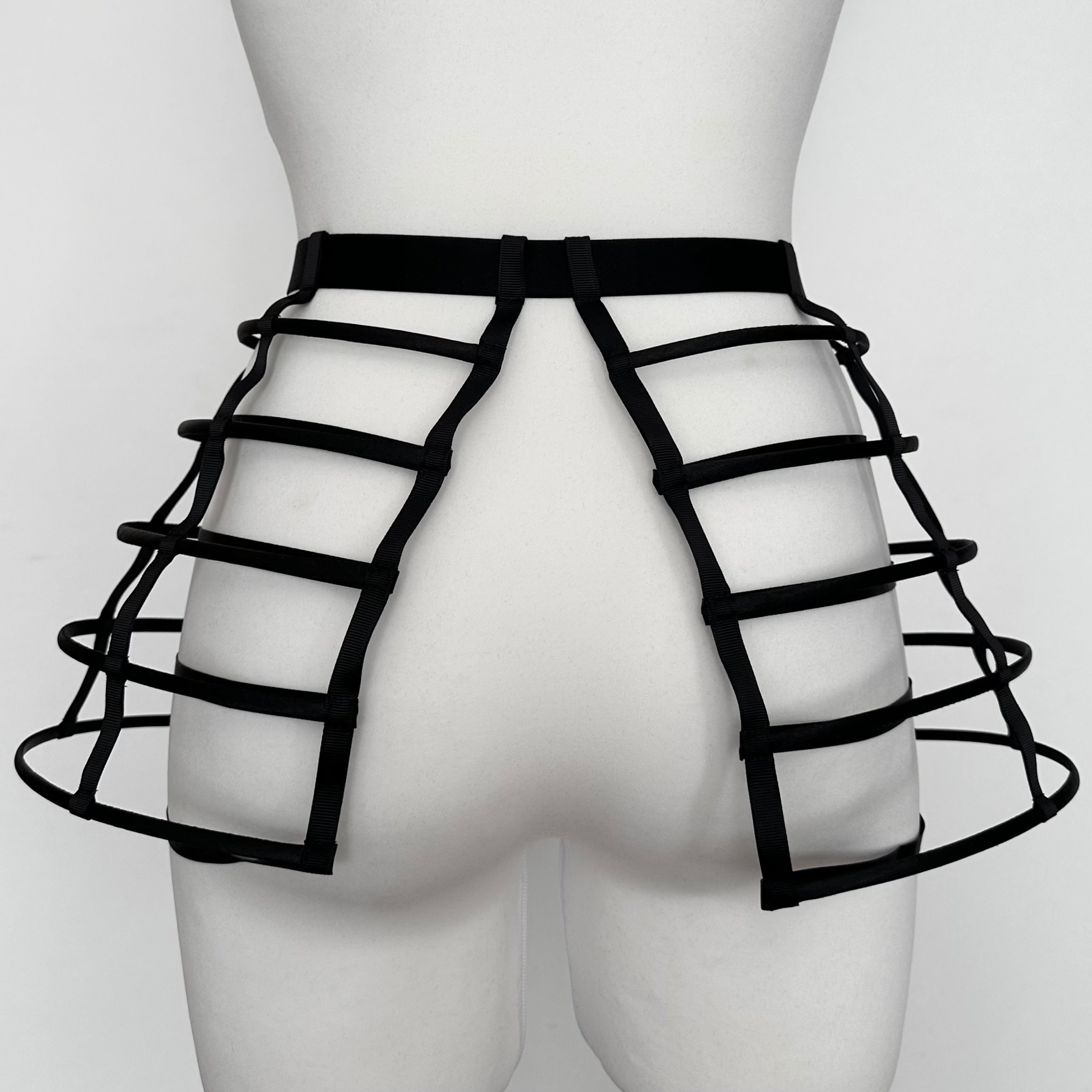 Cage Skirt Cage Crinoline Hoop Skirt Cage Belt Rave Accessories ...