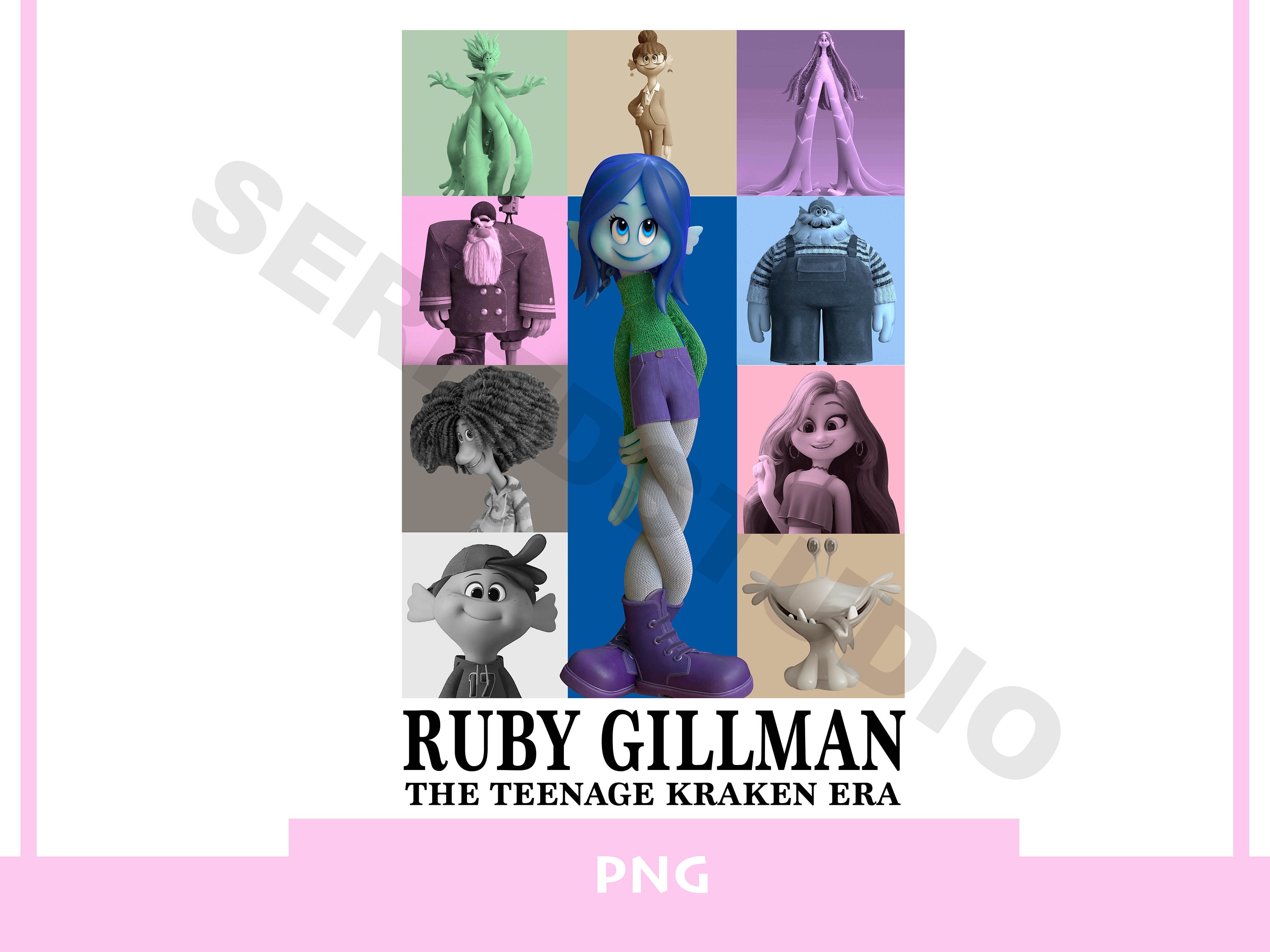 Ruby Gillman the Teenage Kraken PNG the Eras Tour Png Print Ruby ...