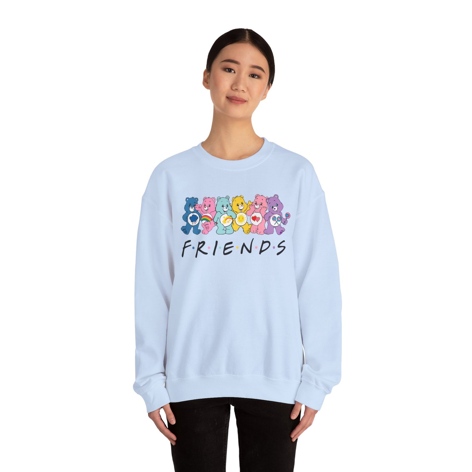 Care Bears Friends Sweatshirt Grumpy Care Bear Shirt Wish Funshine ...
