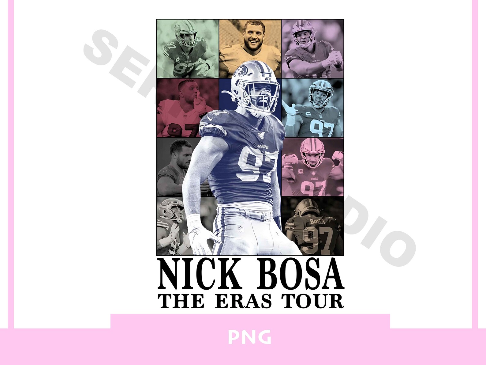 Nick Bosa PNG Merch the Eras Tour Png Print Nick Bosa Merch Digital ...
