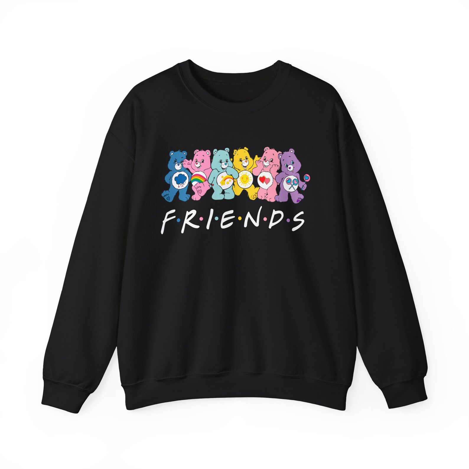 Care Bears Friends Sweatshirt Grumpy Care Bear Shirt Wish Funshine ...