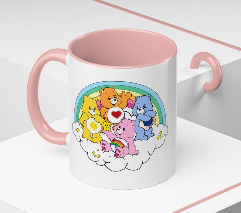 Care Bears Mug Fan Care Bears Print Mug Funshine Cheer Grumpy Birthday ...