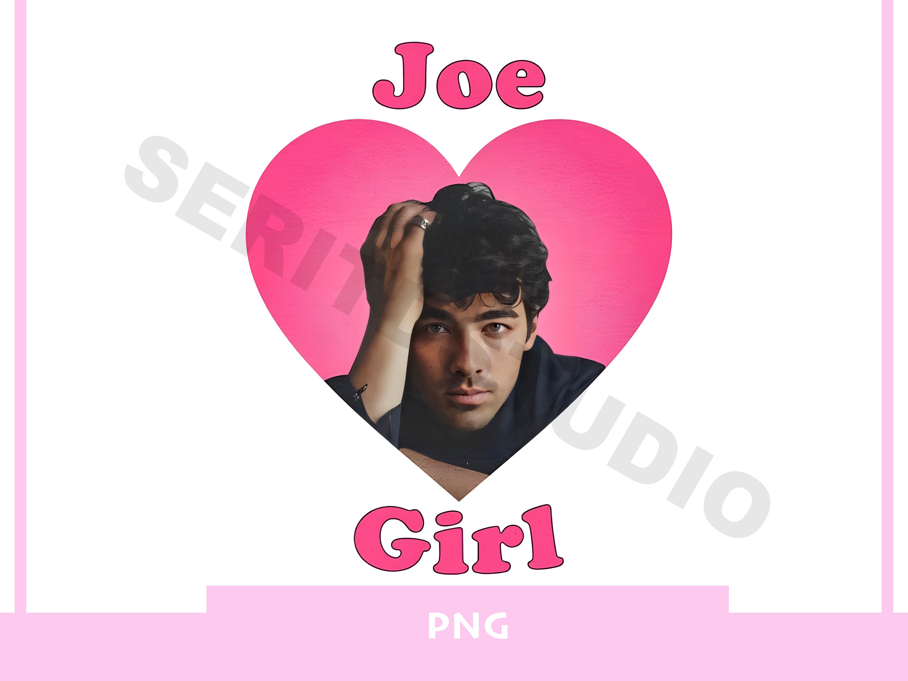 I Love Joe Jonas Print Png Jonas Brothers Png Print Digital Joe Jonas ...