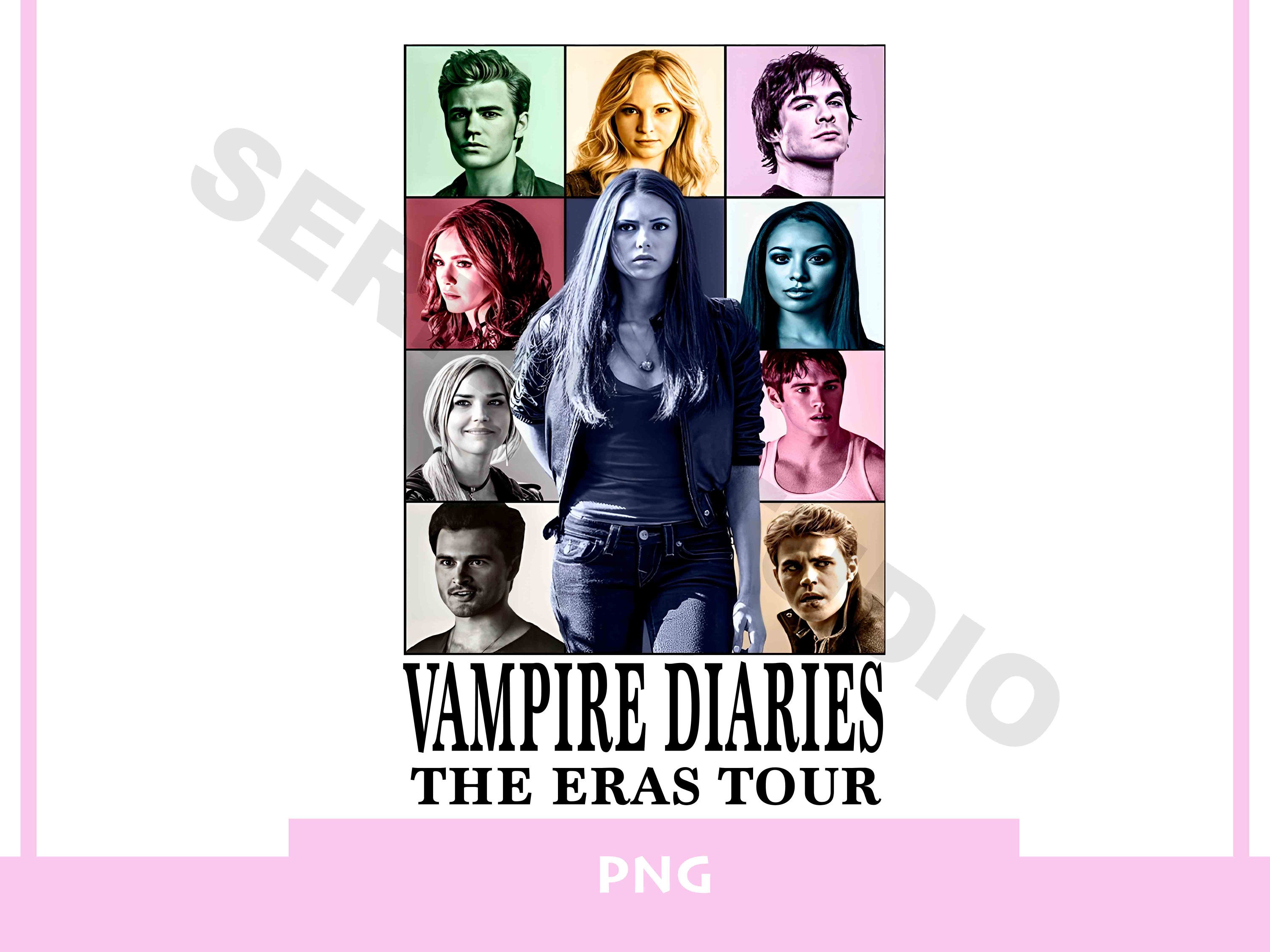 Vampire Diaries PNG Merch Print the Eras Tour Png Vampire Diaries Print ...