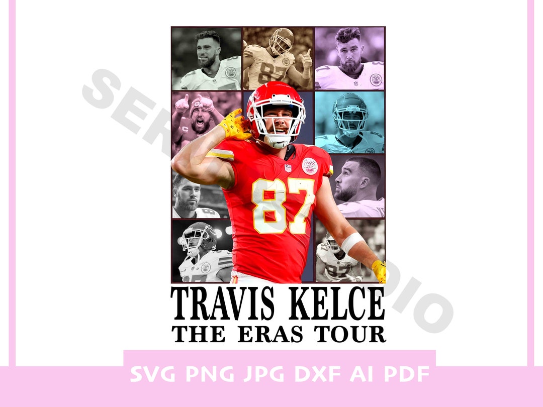 Travis Kelce the Eras Tour PNG Print Travis Kelce Eras Tour Iron on Png ...