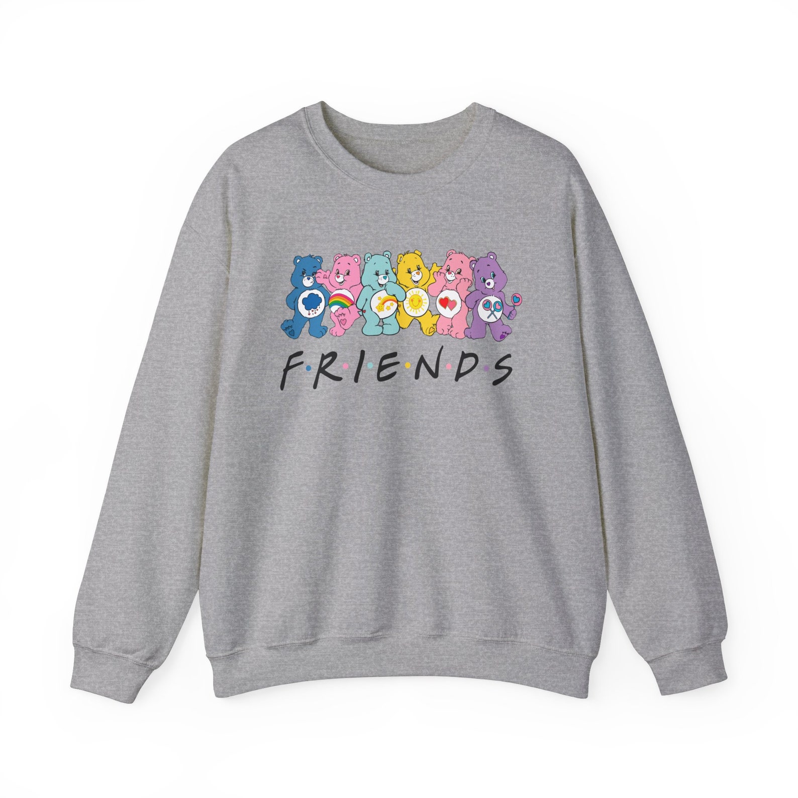 Care Bears Friends Sweatshirt Grumpy Care Bear Shirt Wish Funshine ...
