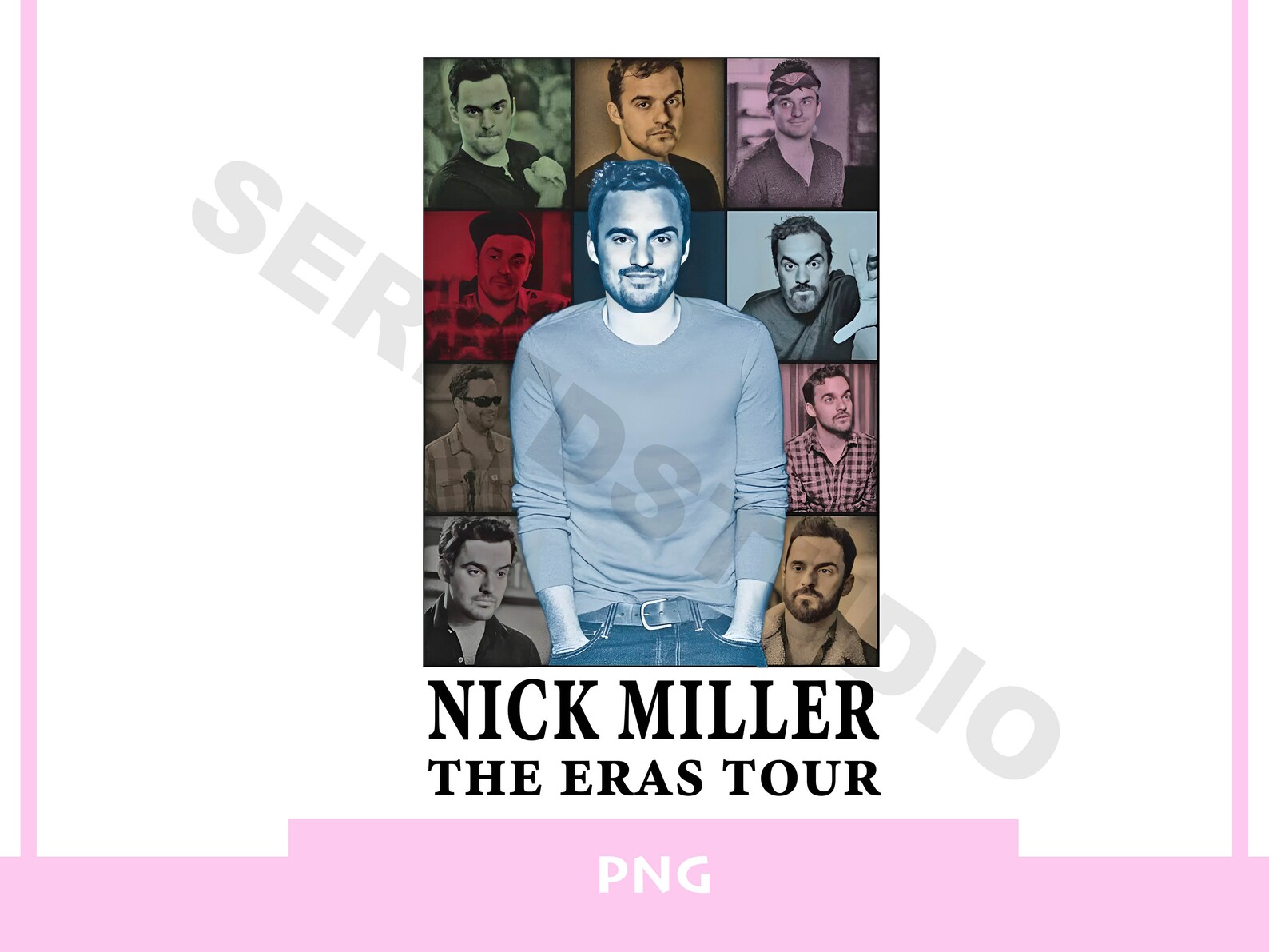 Nick Miller PNG Print the Eras Tour Png Print Nick Miller Merch Digital ...