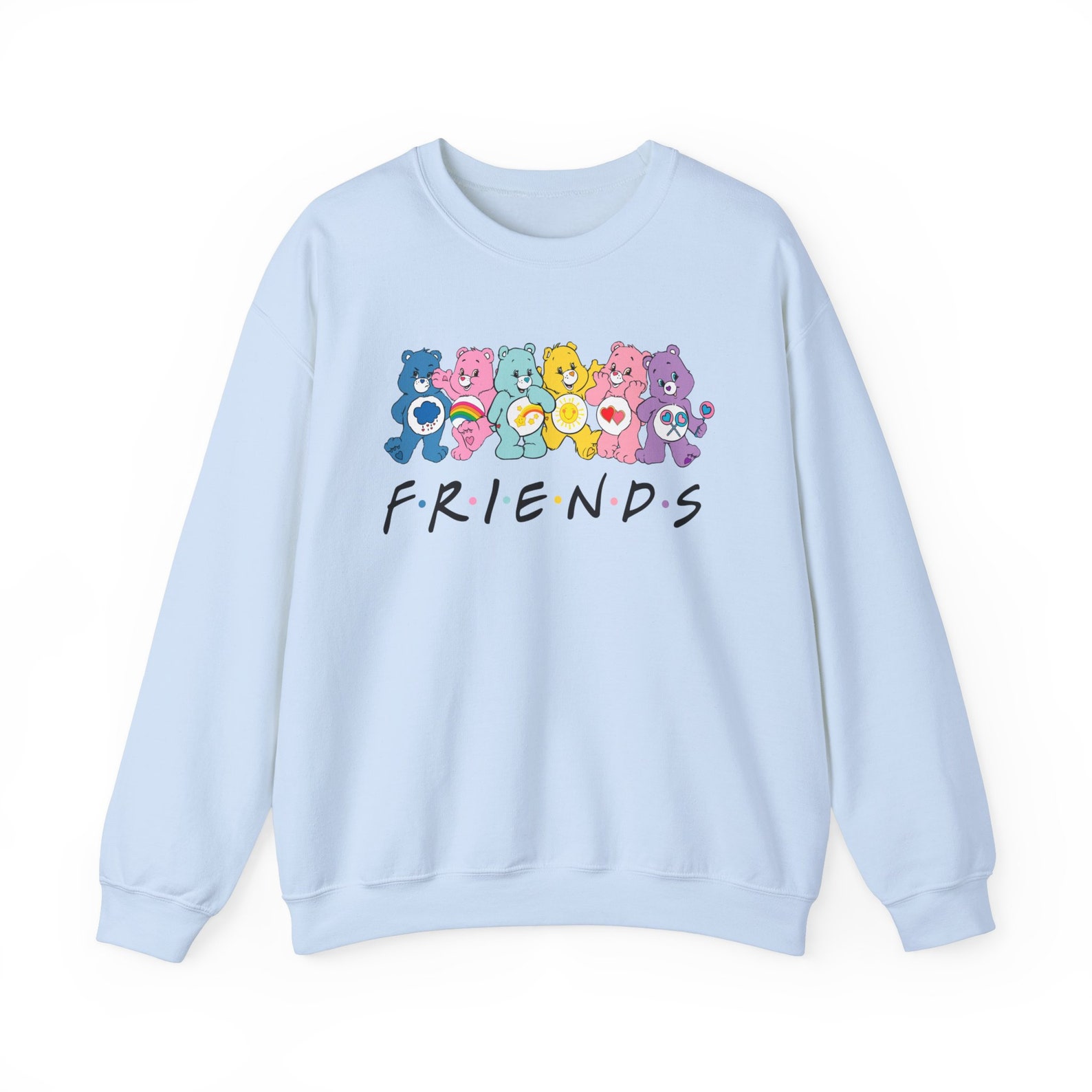 Care Bears Friends Sweatshirt Grumpy Care Bear Shirt Wish Funshine ...