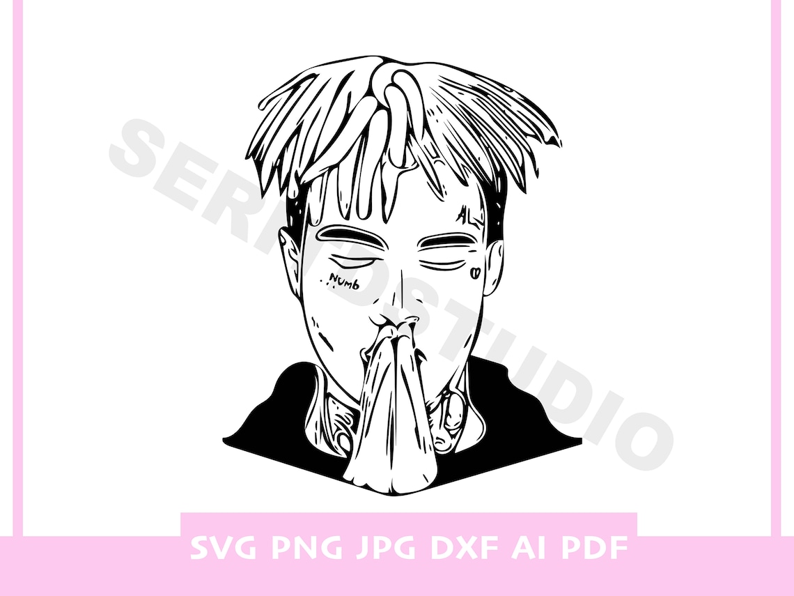 1 Xxxtentacion Face Rapper Printable Cricut Iron on Transfer Shirt T ...