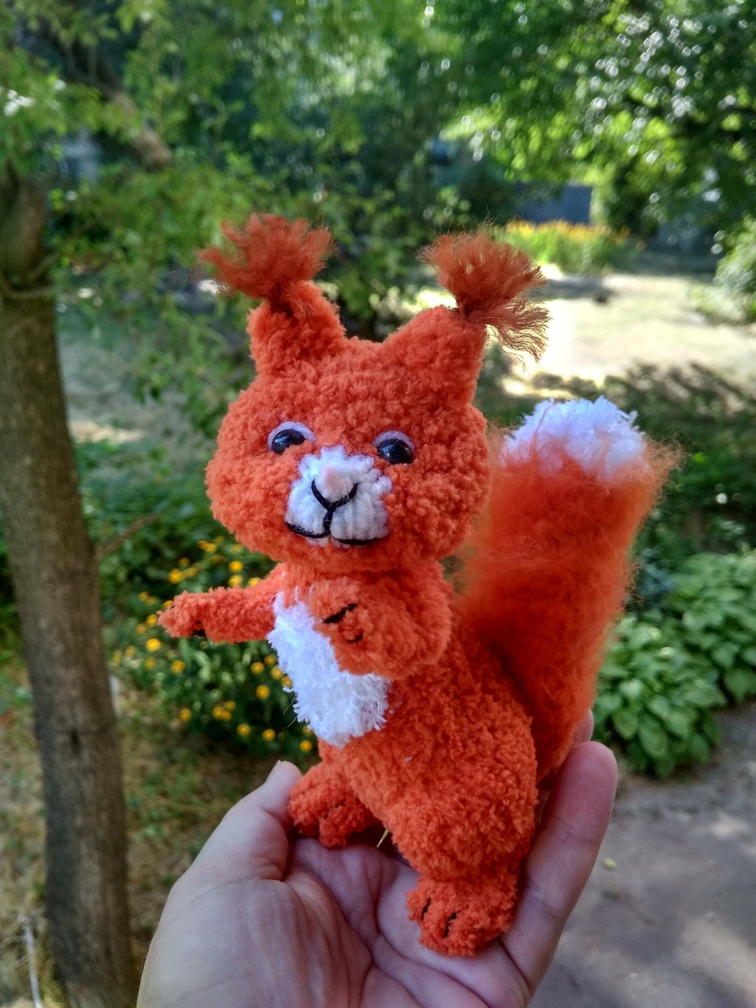 Soft Plush Squirrel, Little Squirrel Plushie, Squirrel Animal Ornament, Squirrel Stuffed Animal ...