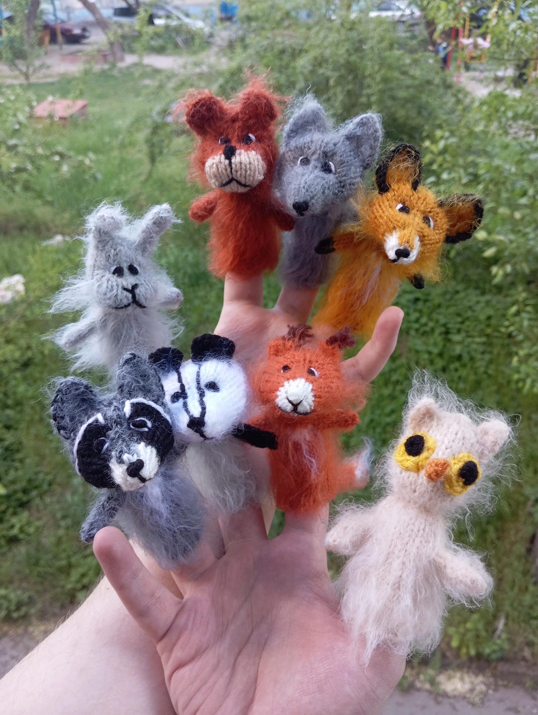 Finger Puppets Animals, Finger Puppets, Crochet Puppets, Puppets Forest ...