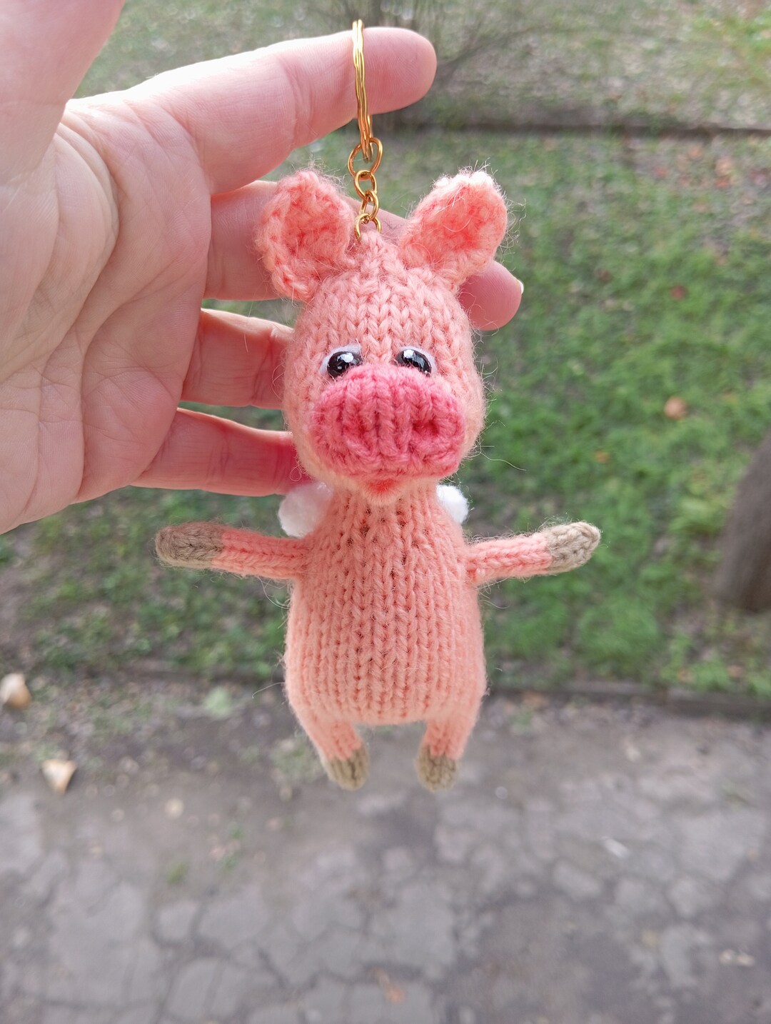 Pig Car Hanger, Piggy Car Accessory, Car Charm for Mirror, Car Hanging ...