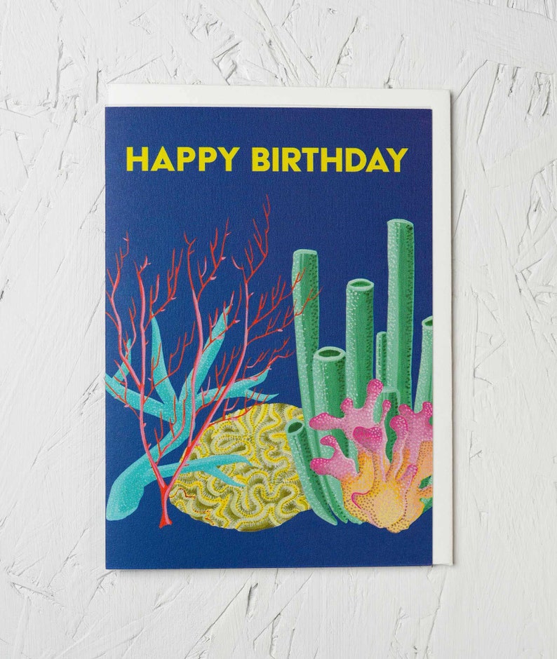 HAPPY BIRTHDAY CORAL - Etsy