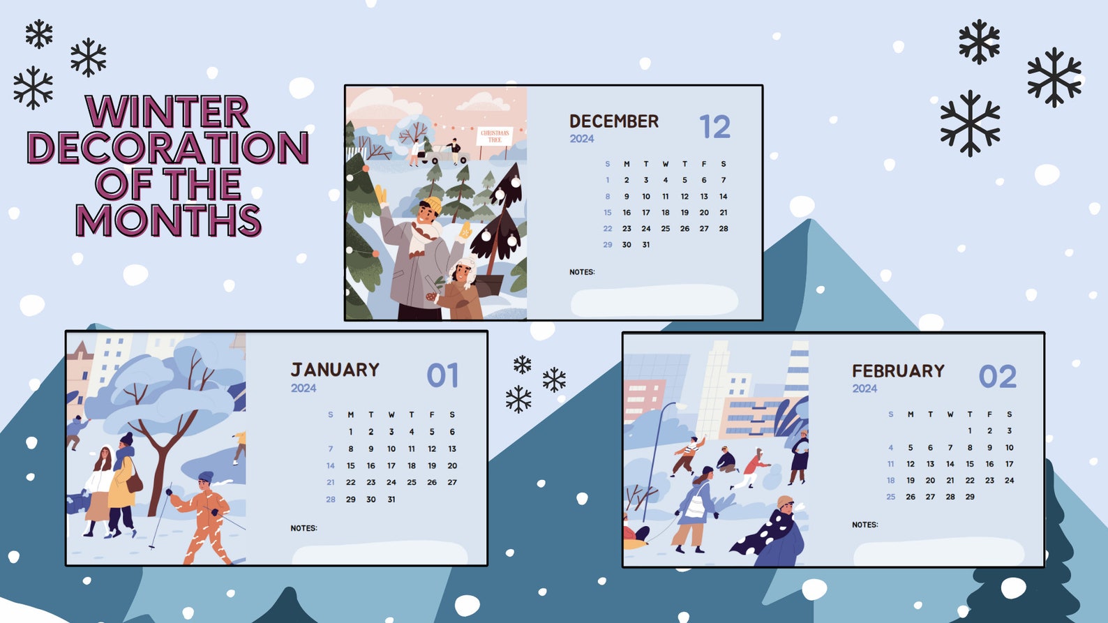 Four Seasons Calendar: Your Path to Renewal Every Season 2024 - Etsy