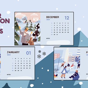 Four Seasons Calendar: Your Path to Renewal Every Season 2024 - Etsy