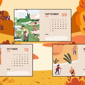 Four Seasons Calendar: Your Path to Renewal Every Season 2024 - Etsy