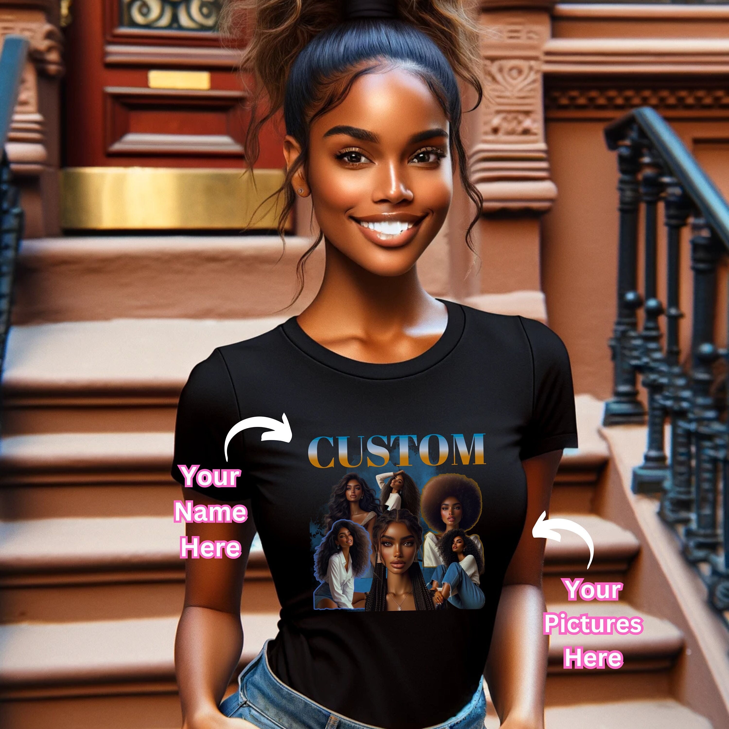 Custom Bootleg Rap Tee, Vintage 90's Rap Tee, Custom Girlfriend ...
