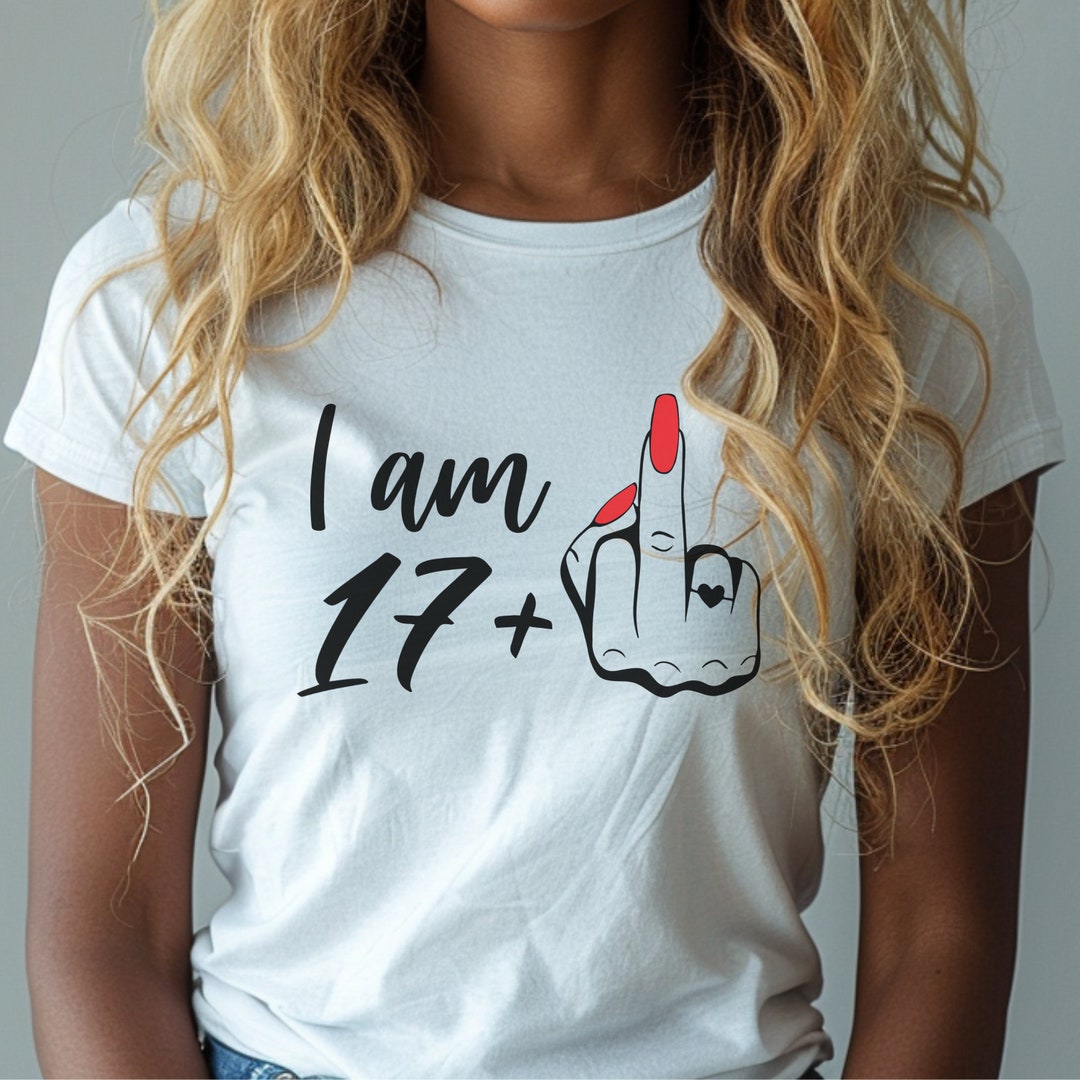 18th Birthday T-shirt, Edgy Birthday Shirt for Her, Fun 18th Birthday ...