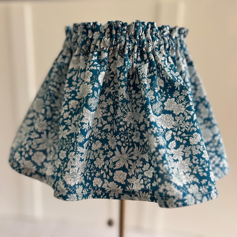 Blue 6 Inch Lamp Shade - Etsy UK