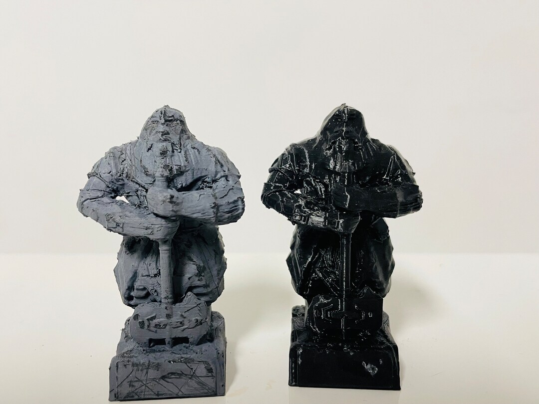 Old Dwarven Statue Dnd Dungeons and Dragons Fantasy Terrain Tabletop ...