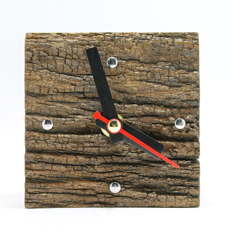 Rustic Desk Clock - Etsy