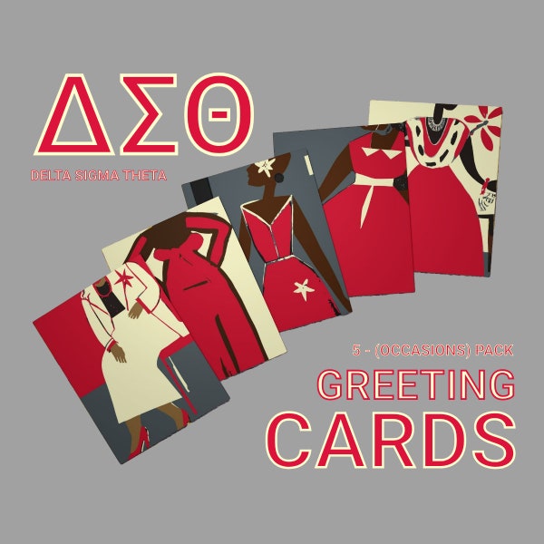 Delta Sigma Theta Sorority Birthday Card - Etsy