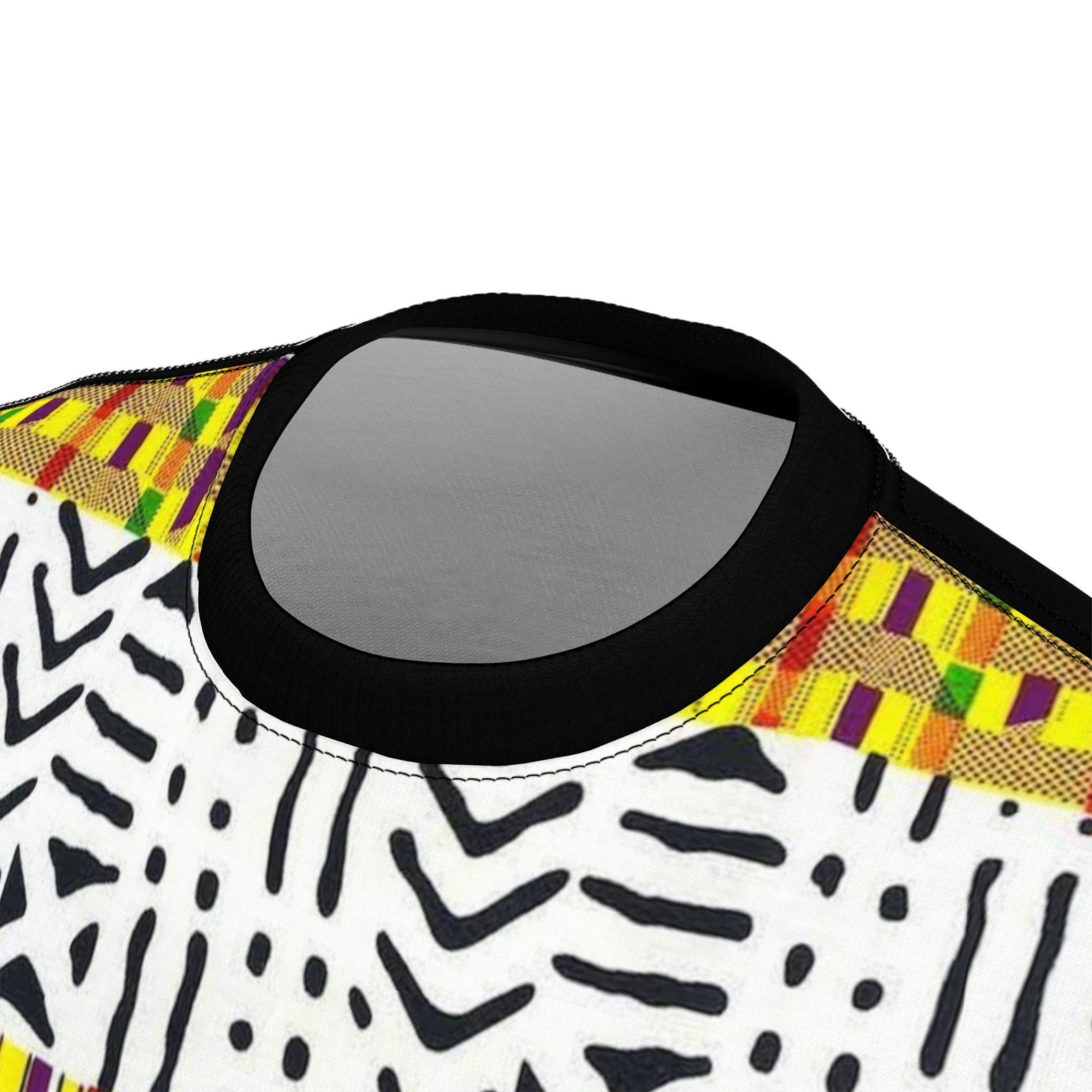 African Print T-shirt Bogolan Fabric Print Kente Shirt - Etsy