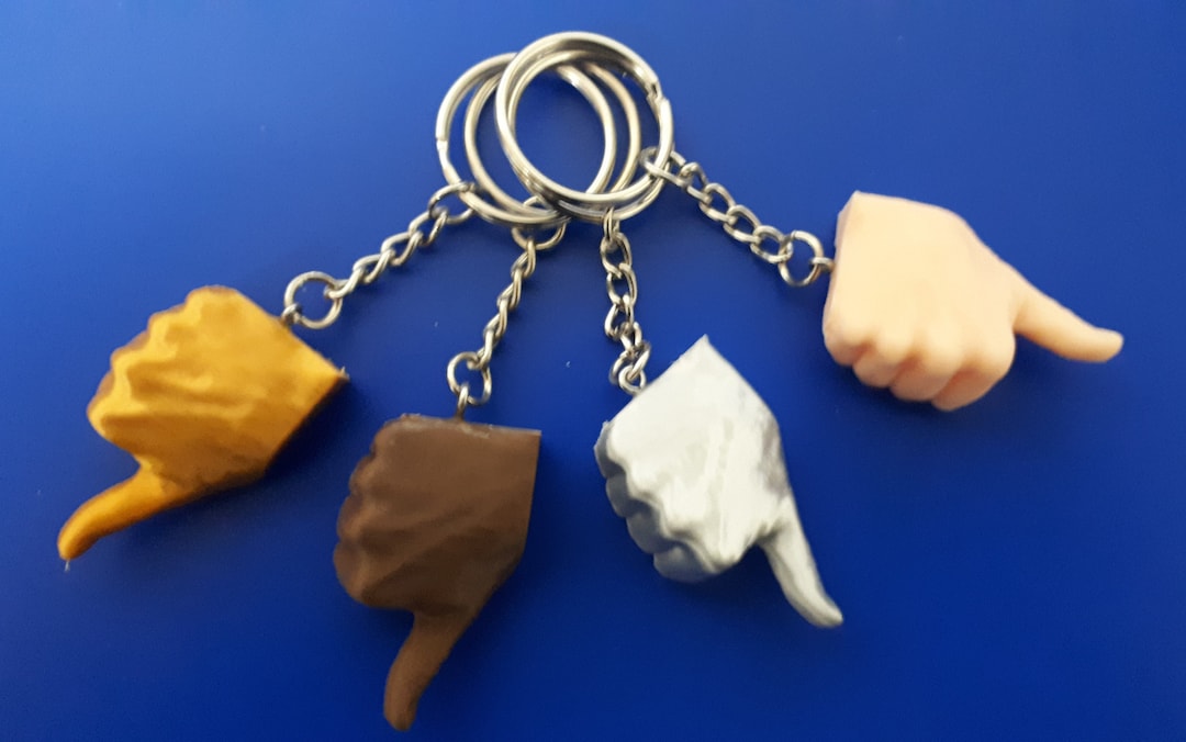 Thumbs up Key Chain - Etsy