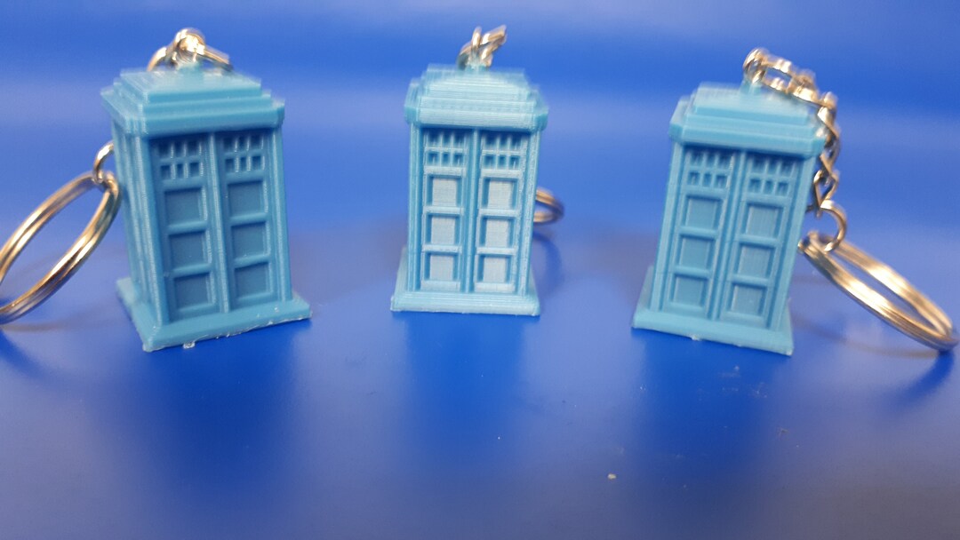 Tardis Key Chain - Etsy