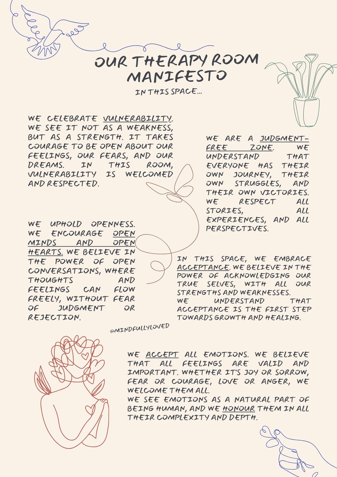 Printable Therapy Room Poster - Etsy