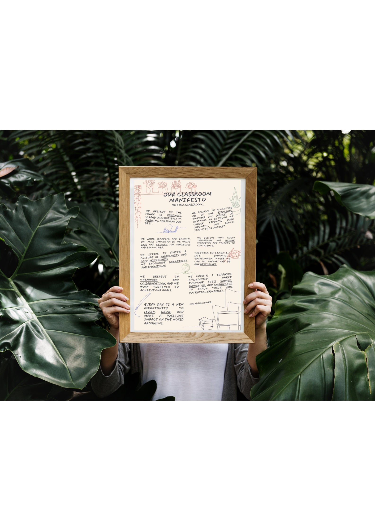 Printable Classroom Manifesto Poster - Etsy