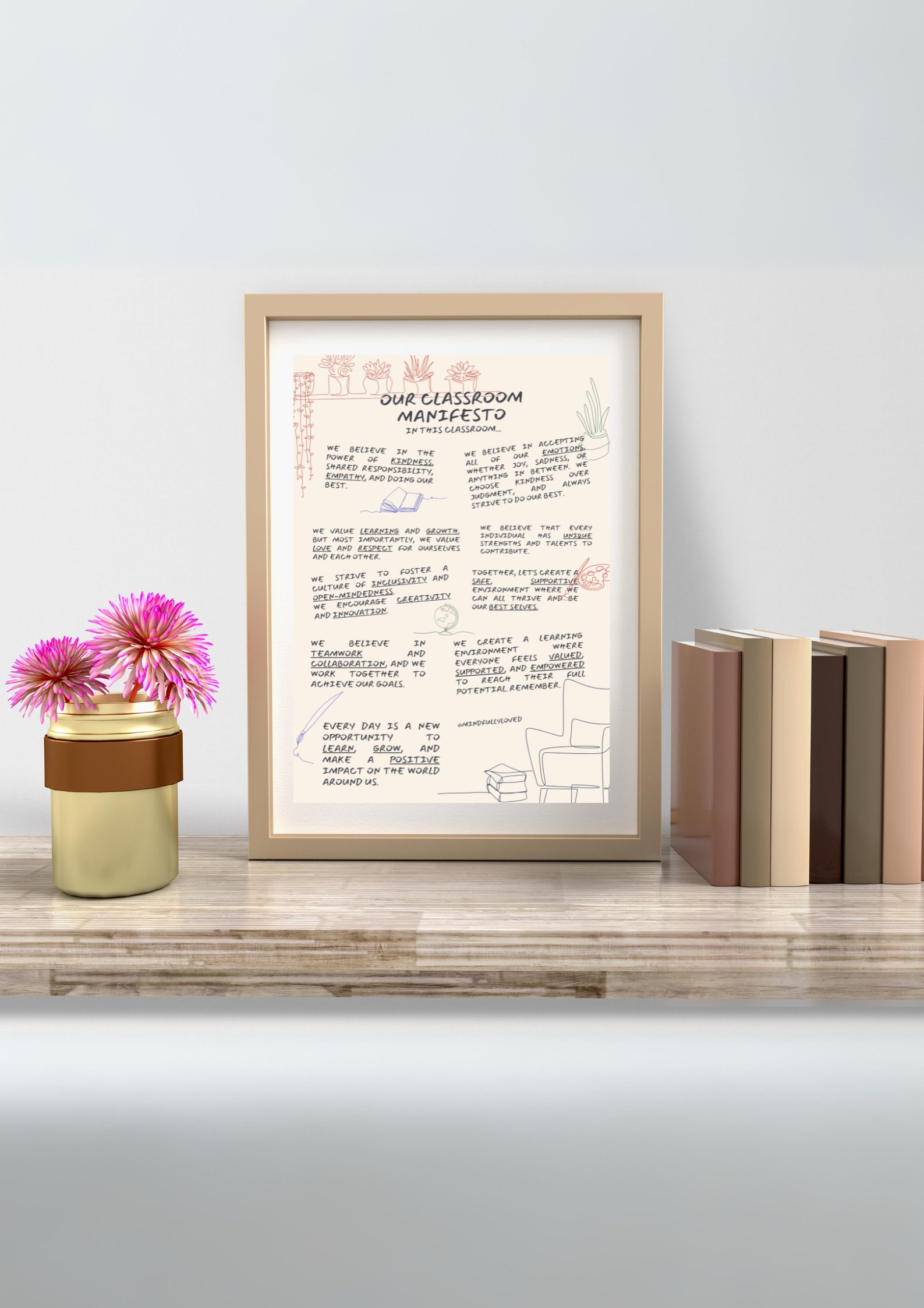 Printable Classroom Manifesto Poster - Etsy