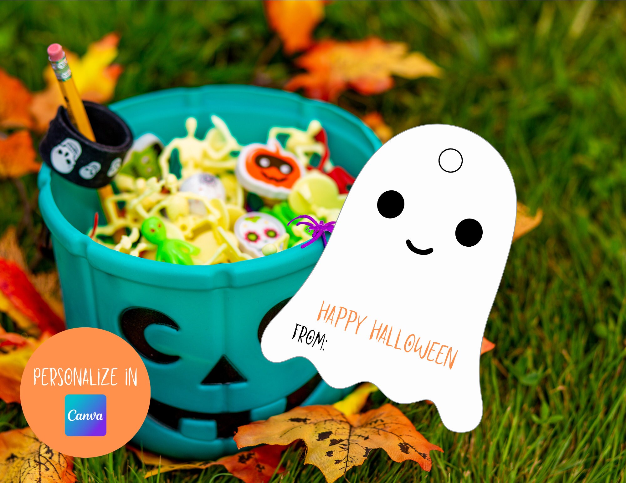 Happy Halloween Favor Tags, Ghost Gift Tags, Favor Tags, Treat Bags ...