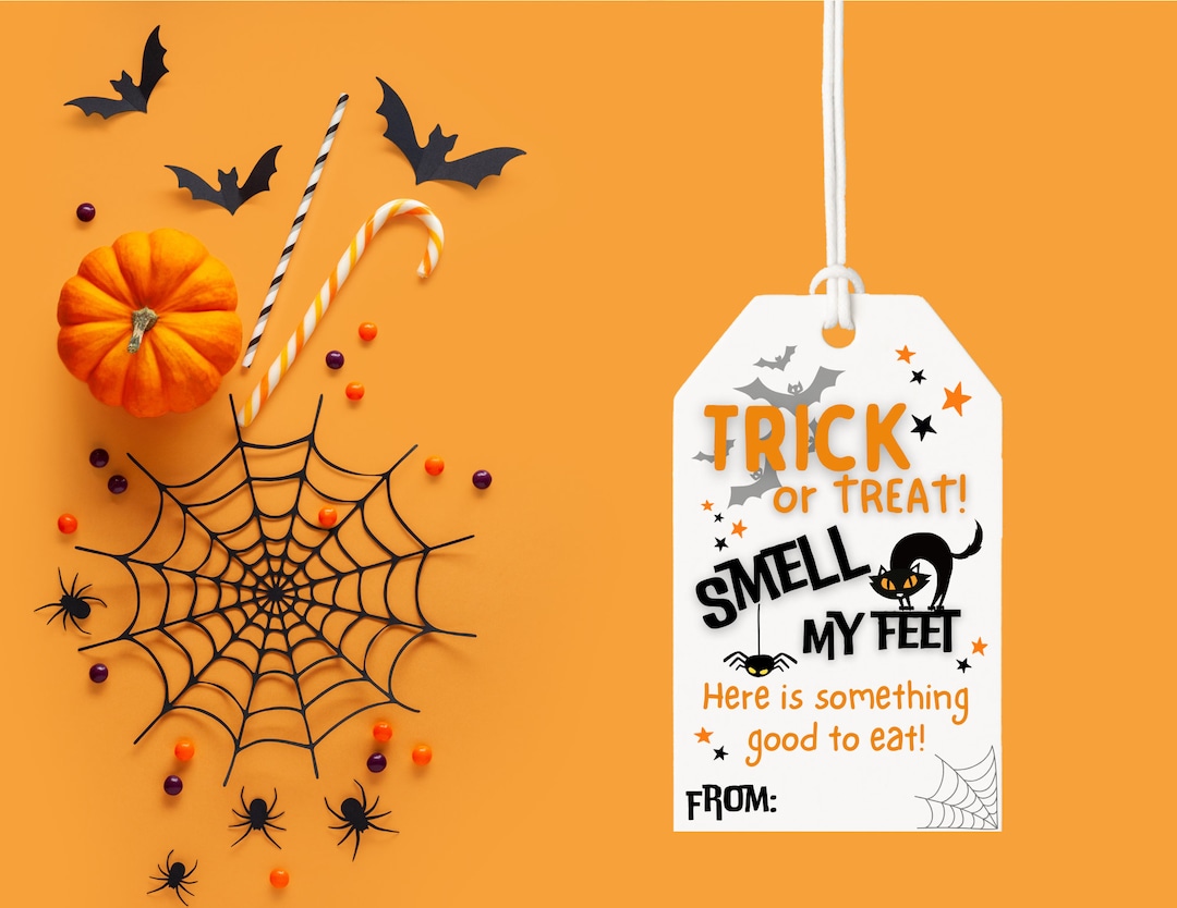 Halloween Favor Tags, Boo Gift Tags, Trick or Treat Favor Tags, Treat ...