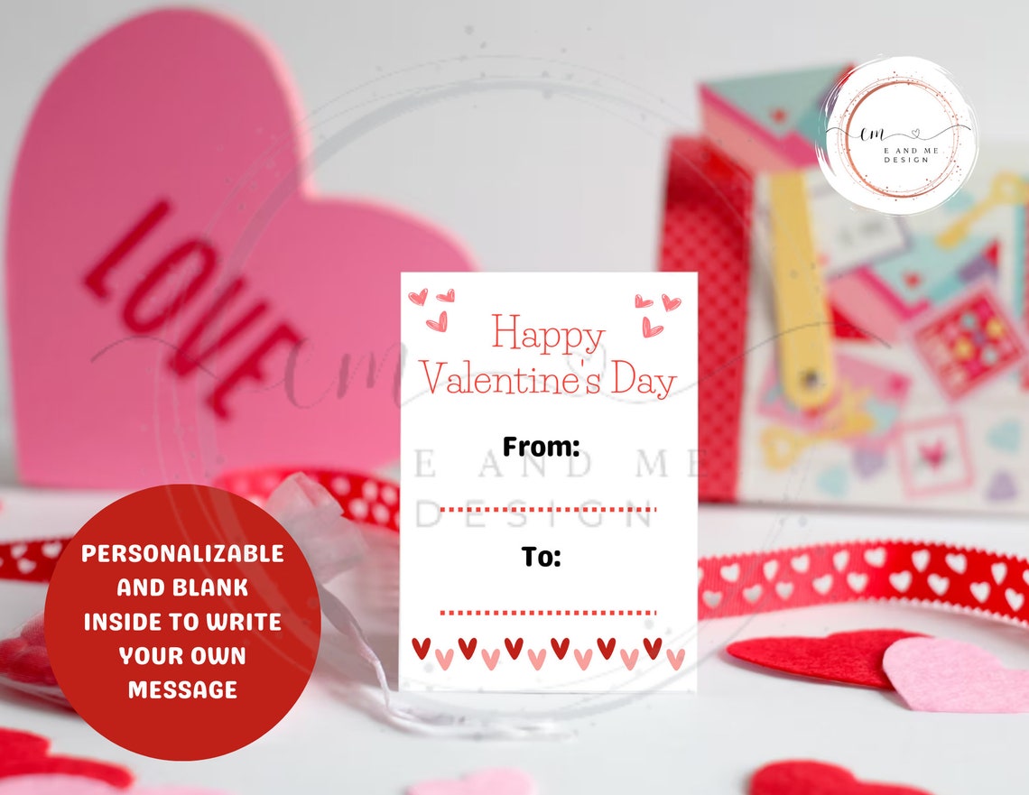 Printable Pet Valentine's Day Cards, Classroom Valentine's Day Cards ...