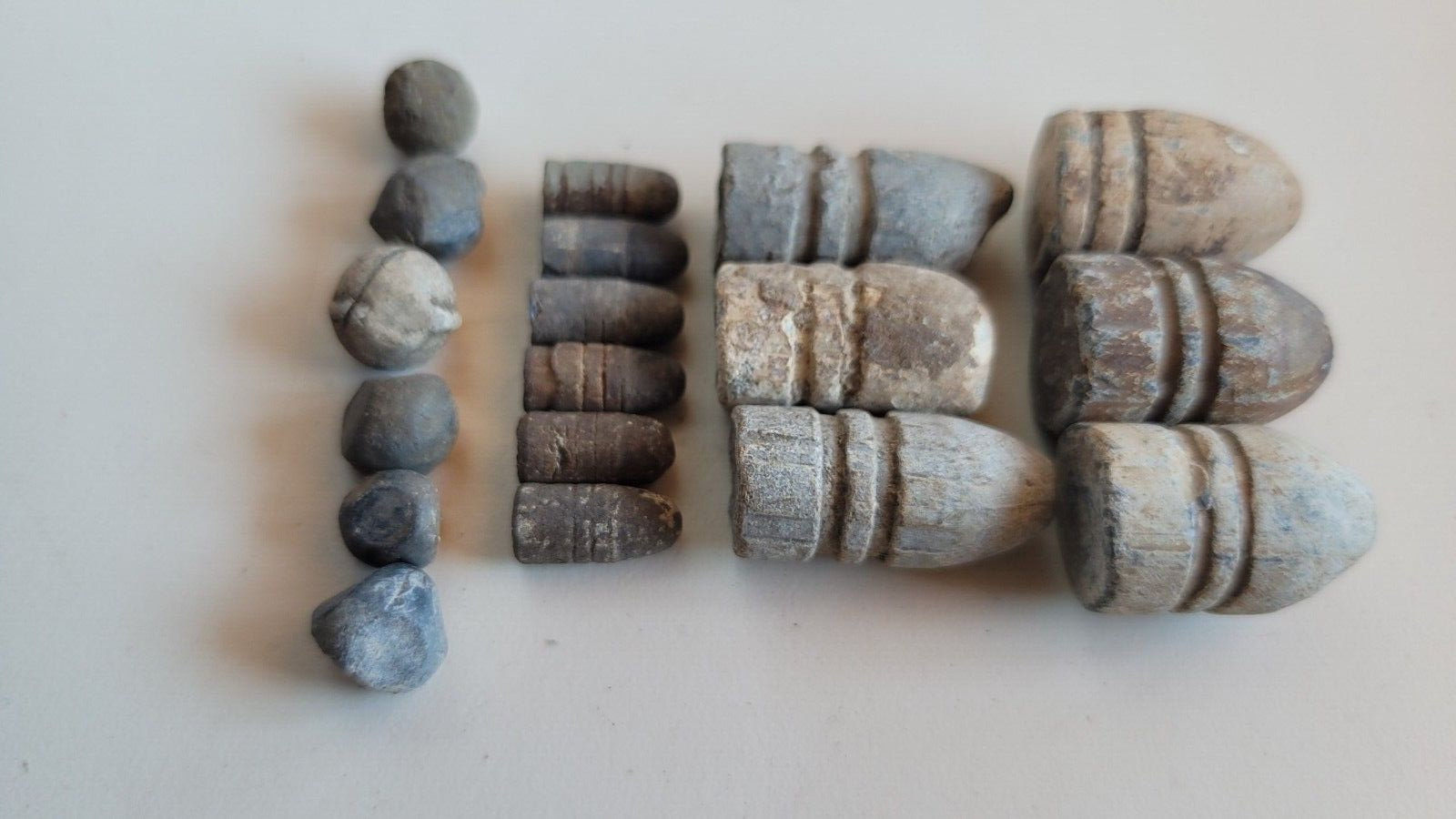 Antique Rifle-musket Bullets, Lead Minie, War 1853-1856, and Other ...